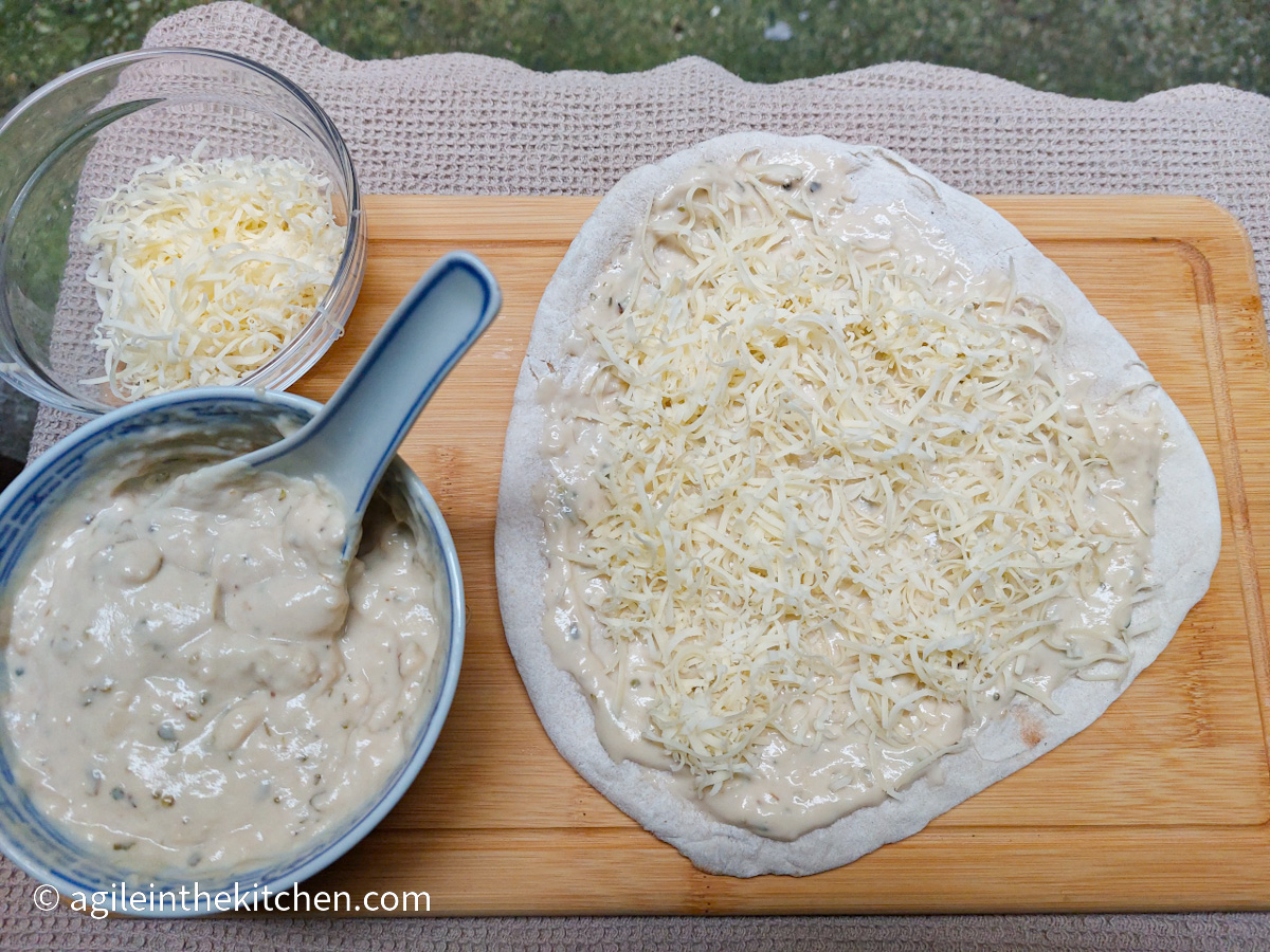 Pizza bianca - Agile in the kitchen