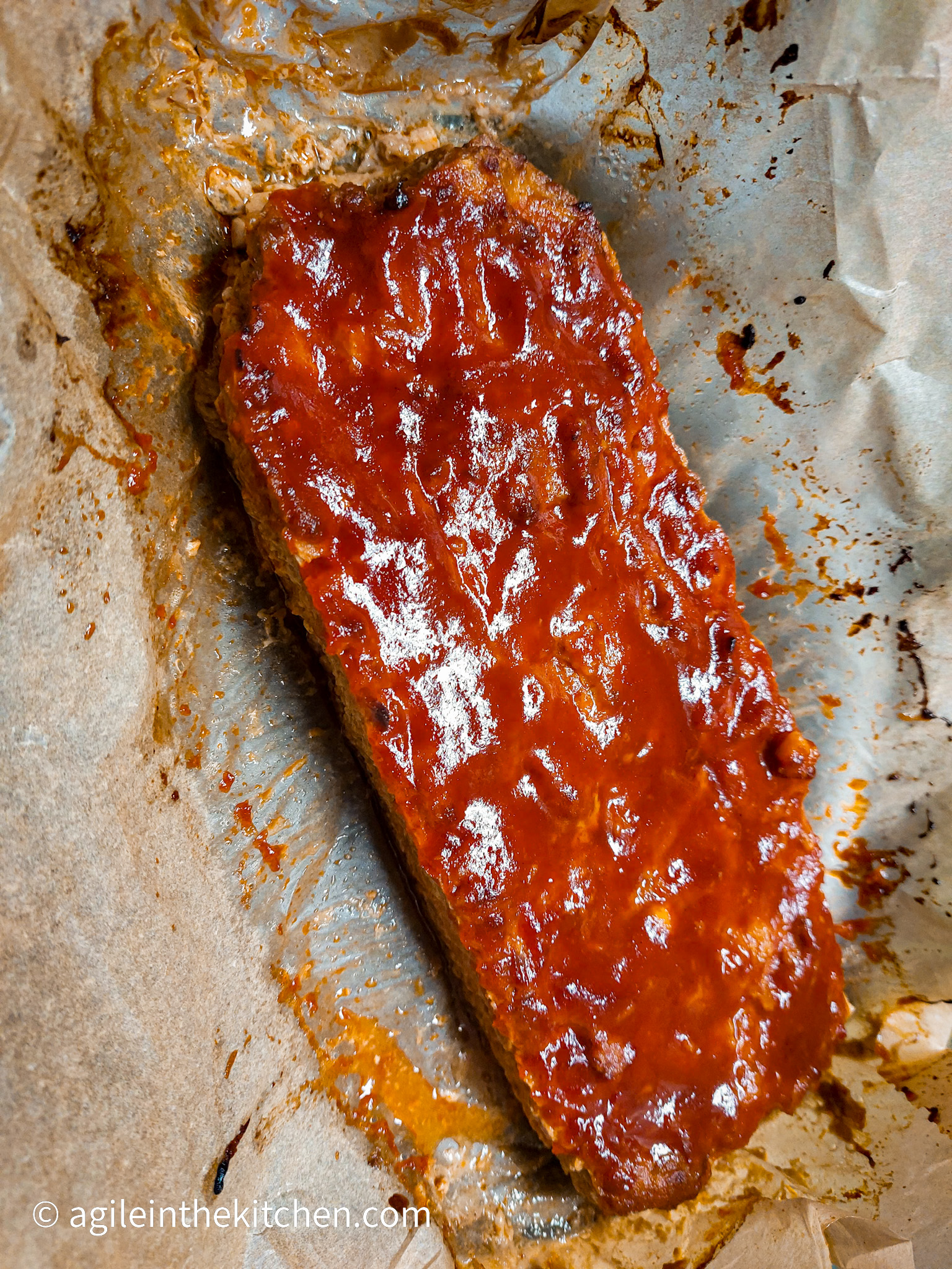 Barbecue meatloaf sandwich on sourdough - Agile in the kitchen